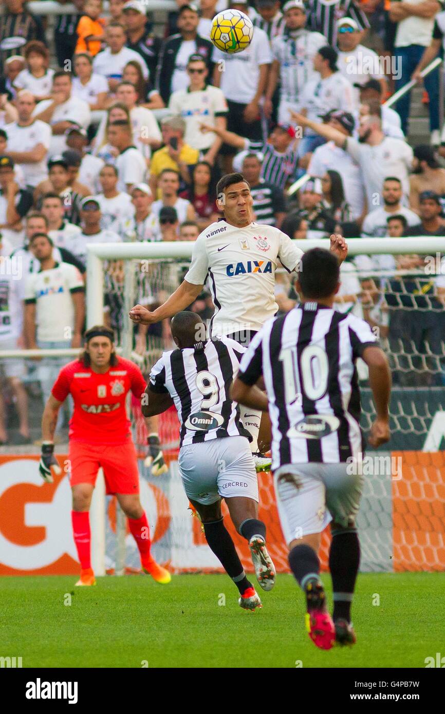SAO PAULO, Brazil - 06/19/2016: CORINTHIANS X BOTAFOGO - Balbuena ...