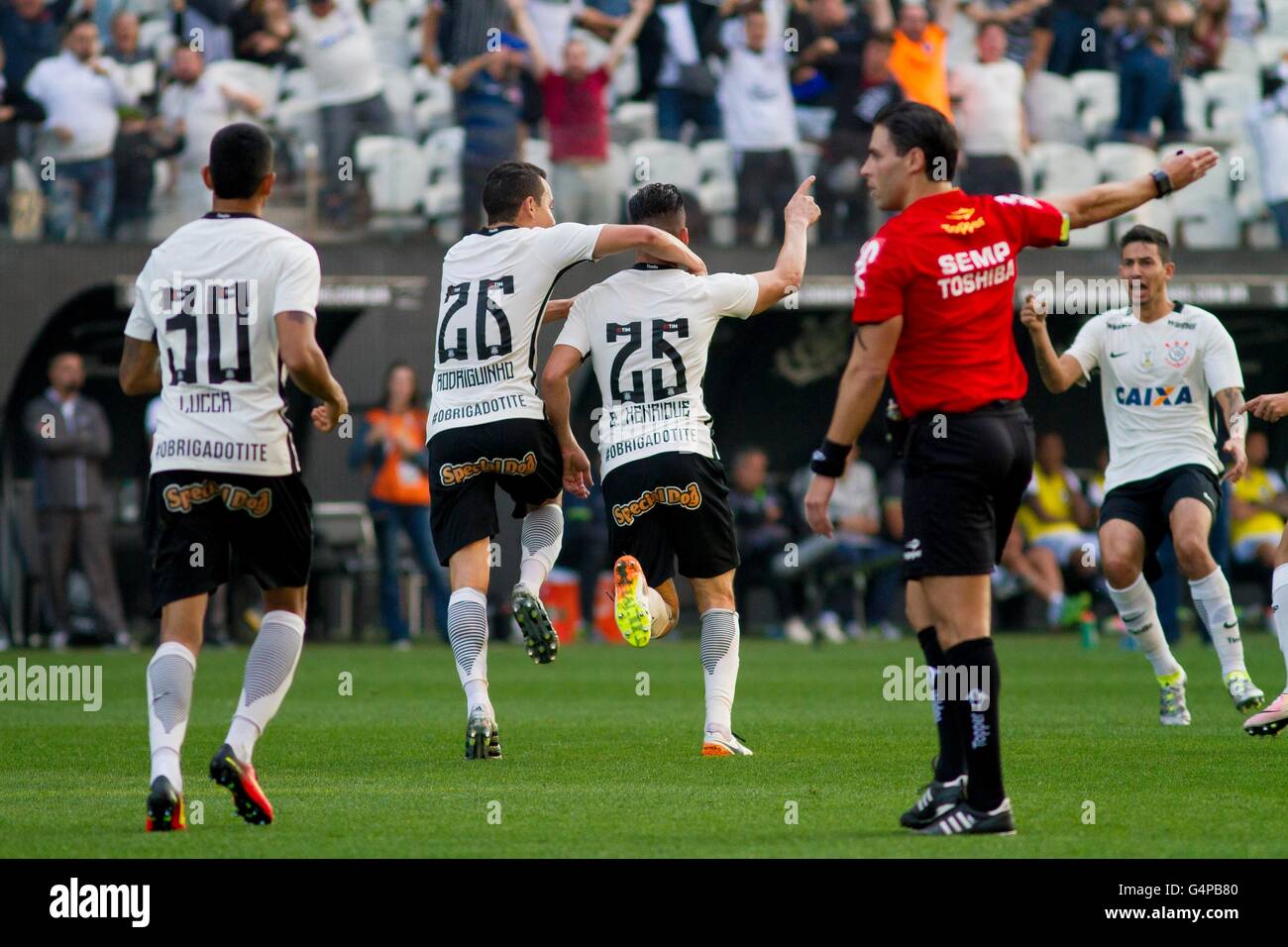 SAO PAULO, Brazil - 19/06/2016: CORINTHIANS X Botafogo - Corinthians ...