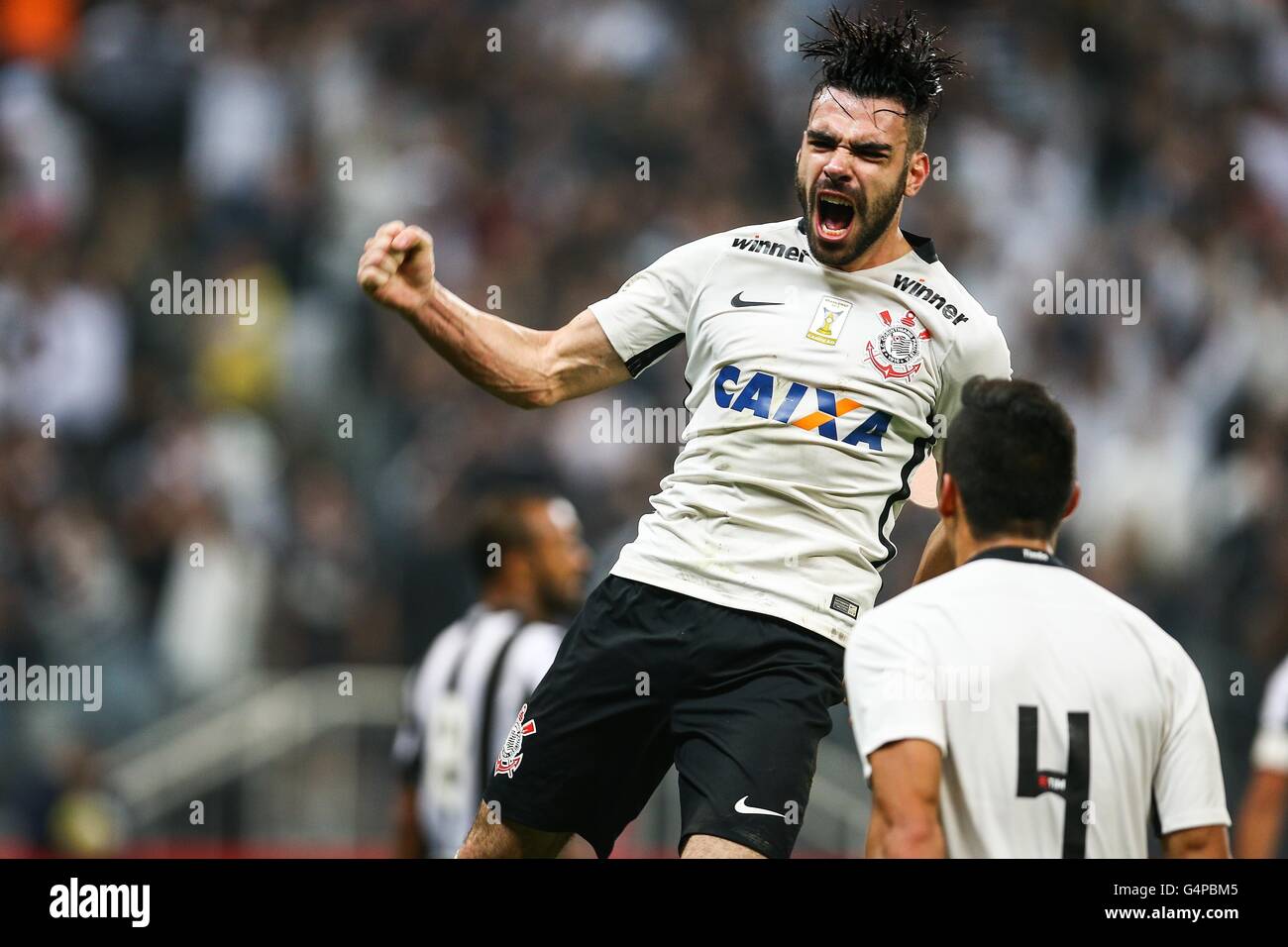 SAO PAULO, Brazil - 19/06/2016: CORINTHIANS X BOTAFOGO - Bruno Henrique ...