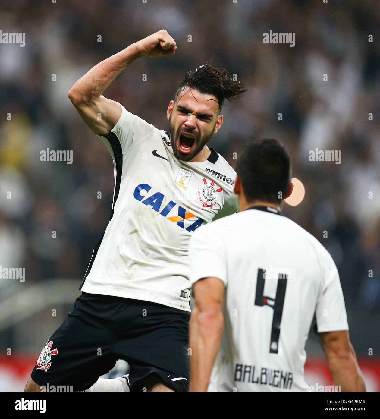 SAO PAULO, Brazil - 19/06/2016: CORINTHIANS X BOTAFOGO - Bruno Henrique ...