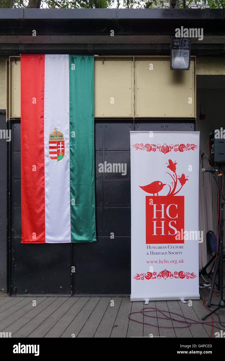 London, UK. 19th June 2016. Hungarian Culture and Heritage Society host ...