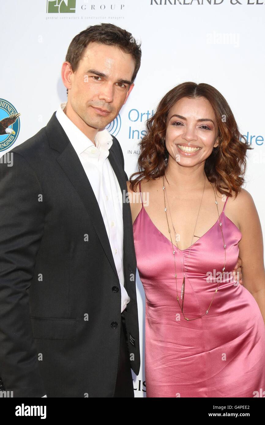 Los Angeles, CA, USA. 18th June, 2016. Christopher Gorham, Ariel Lopez ...