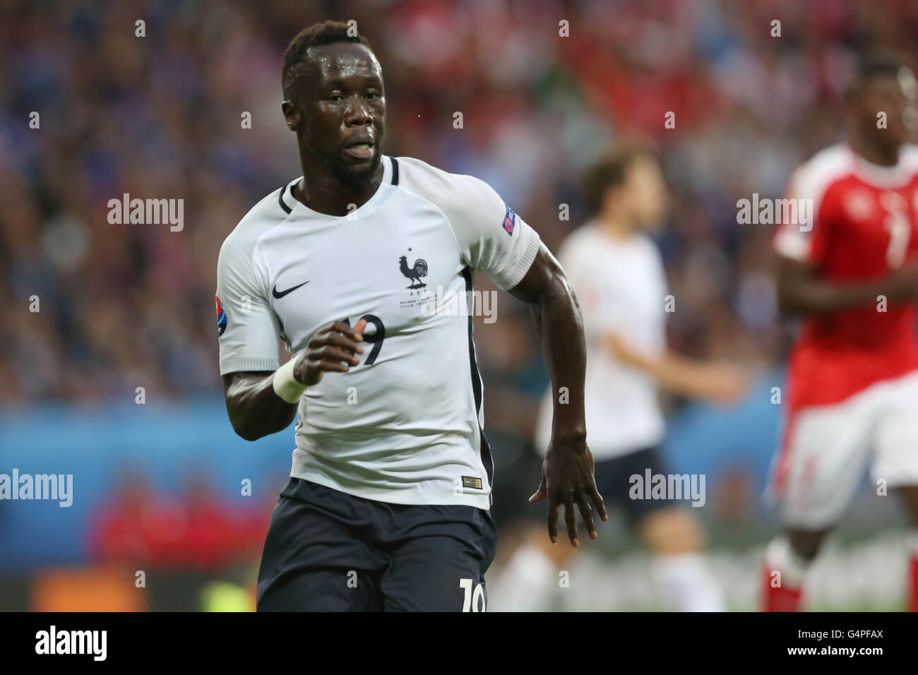 Lille, France. 19th June, 2016. Bacary Sagna in action during football ...