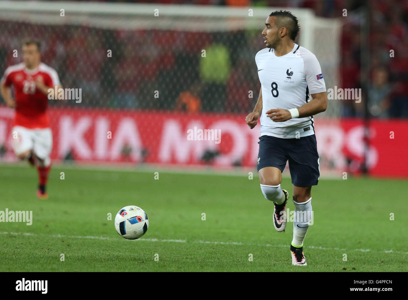 Lille, France. 19th June, 2016. Dimitri Payet in action during football match of Euro 2016 in ...