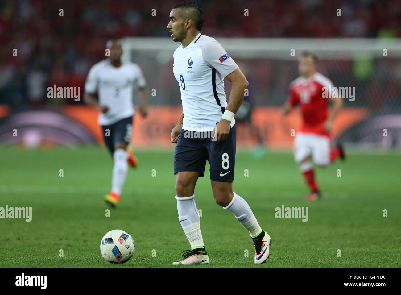 Lille, France. 19th June, 2016. Dimitri Payet in action during football match of Euro 2016 in ...
