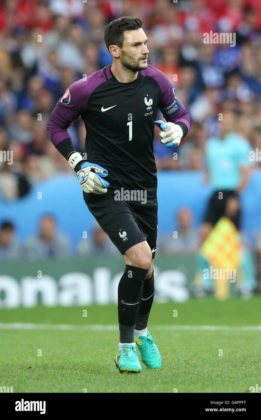 Lille, France. 19th June, 2016. Hugo Lloris in action during football ...