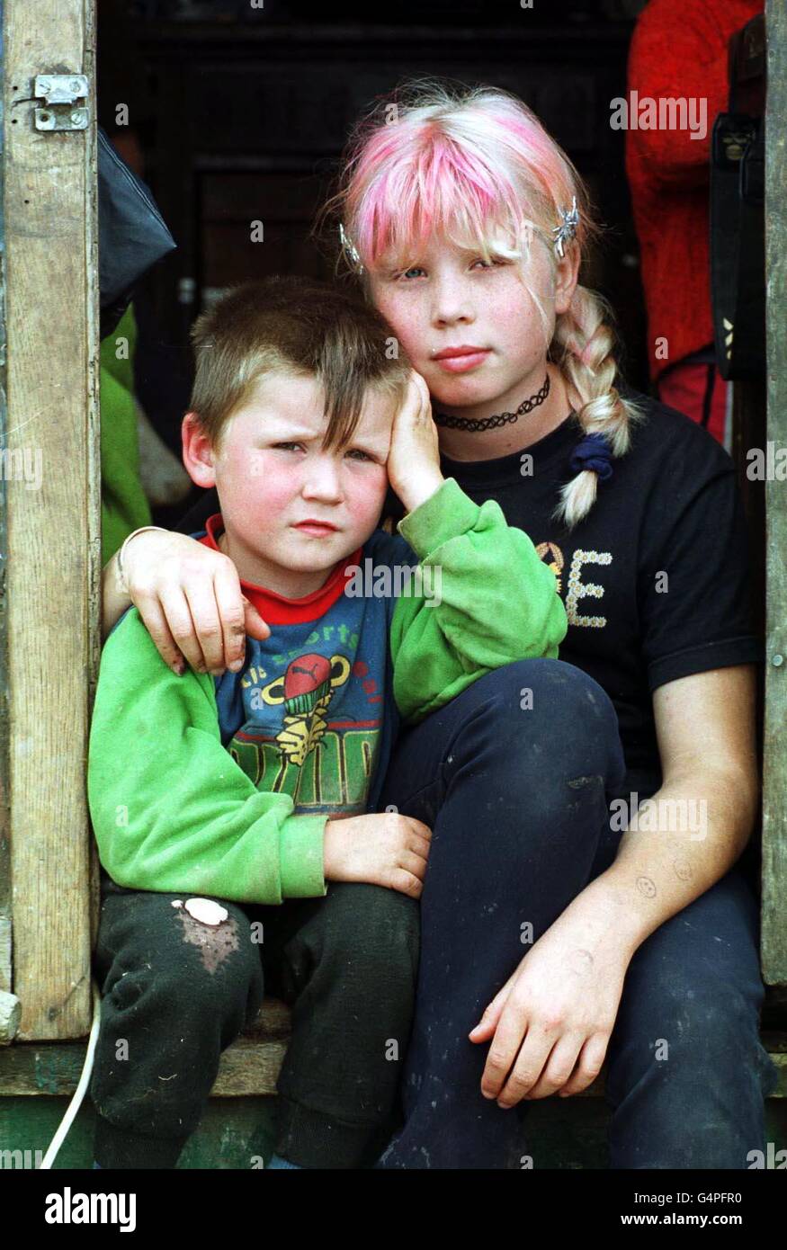 ECLIPSE/Police/CS Gas Kids Stock Photo - Alamy