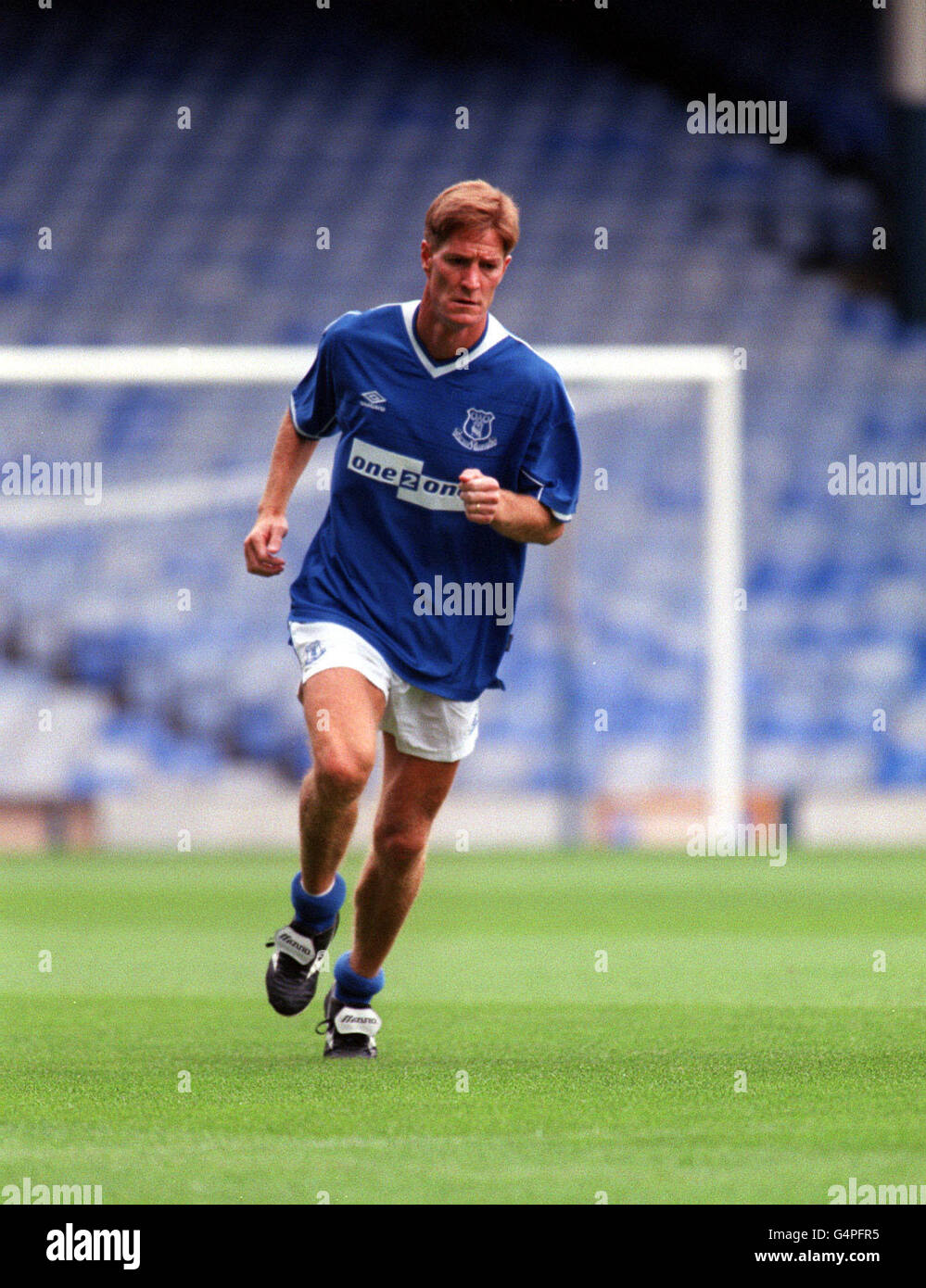Richard Gough of Everton football club at a pre-season training session ...