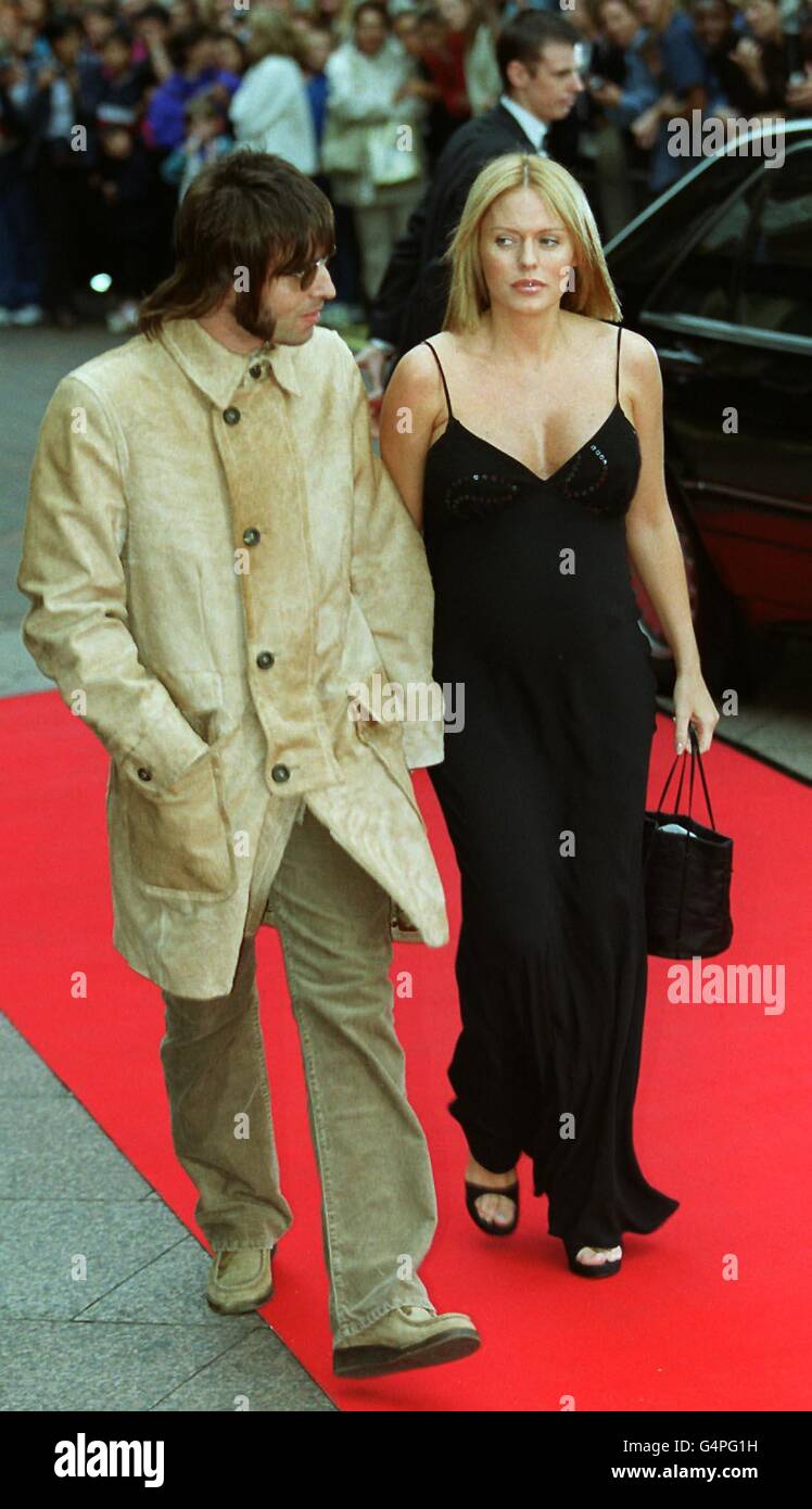 Liam Gallagher And Wife Patsy Kensit Stock Photos & Liam Gallagher And ...