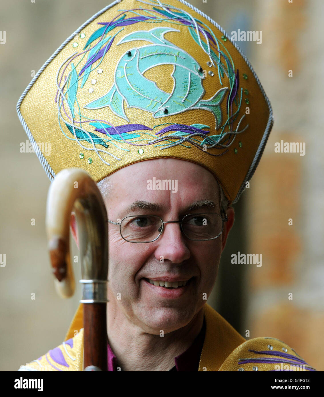 Bishop of Durham ceremony Stock Photo - Alamy