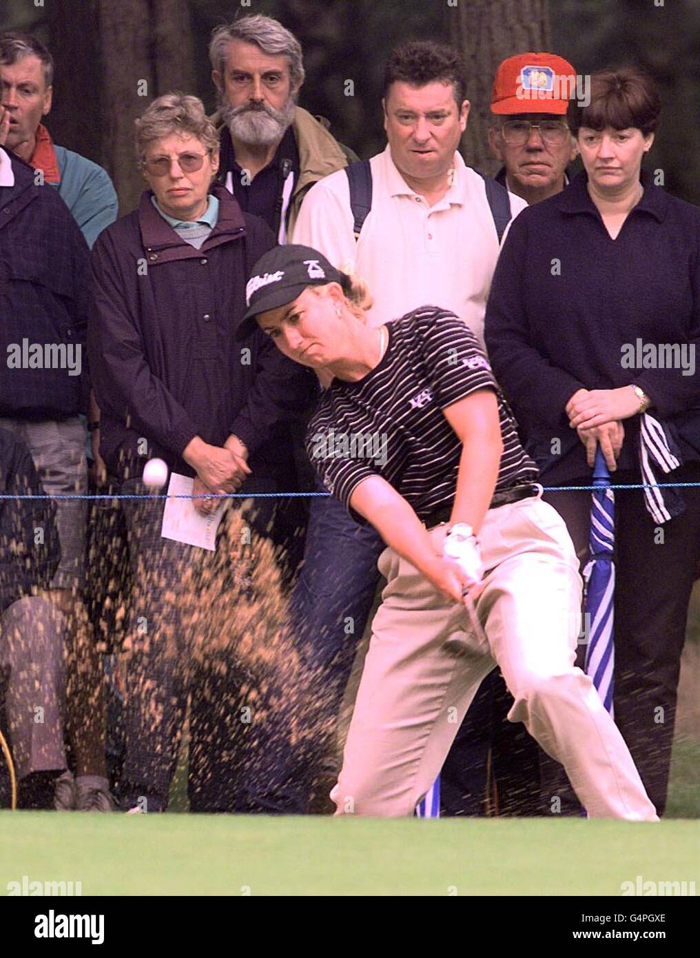 World ranked No 1 woman golfer Karrie Webb, from Australia, plays out ...