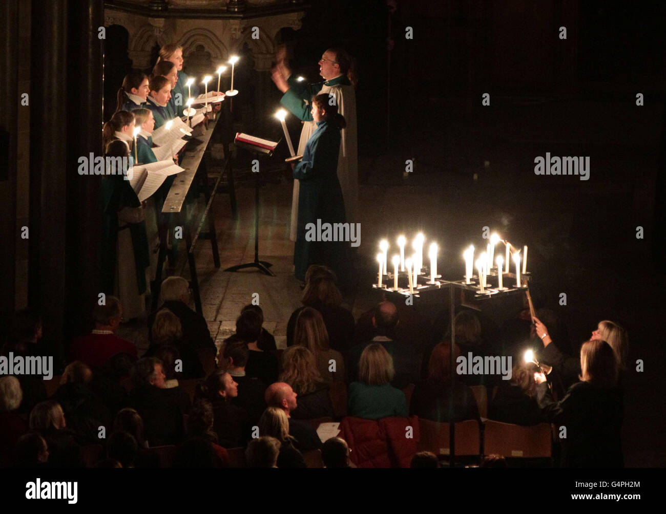 Salisbury Cathedral Advent Procession Stock Photo - Alamy