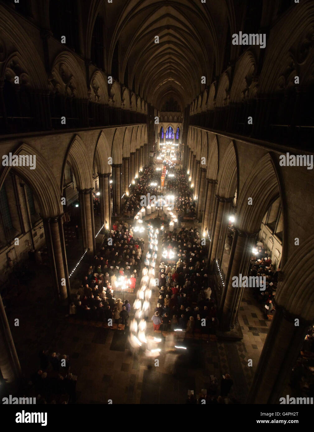 Salisbury cathedral advent procession hi-res stock photography and ...