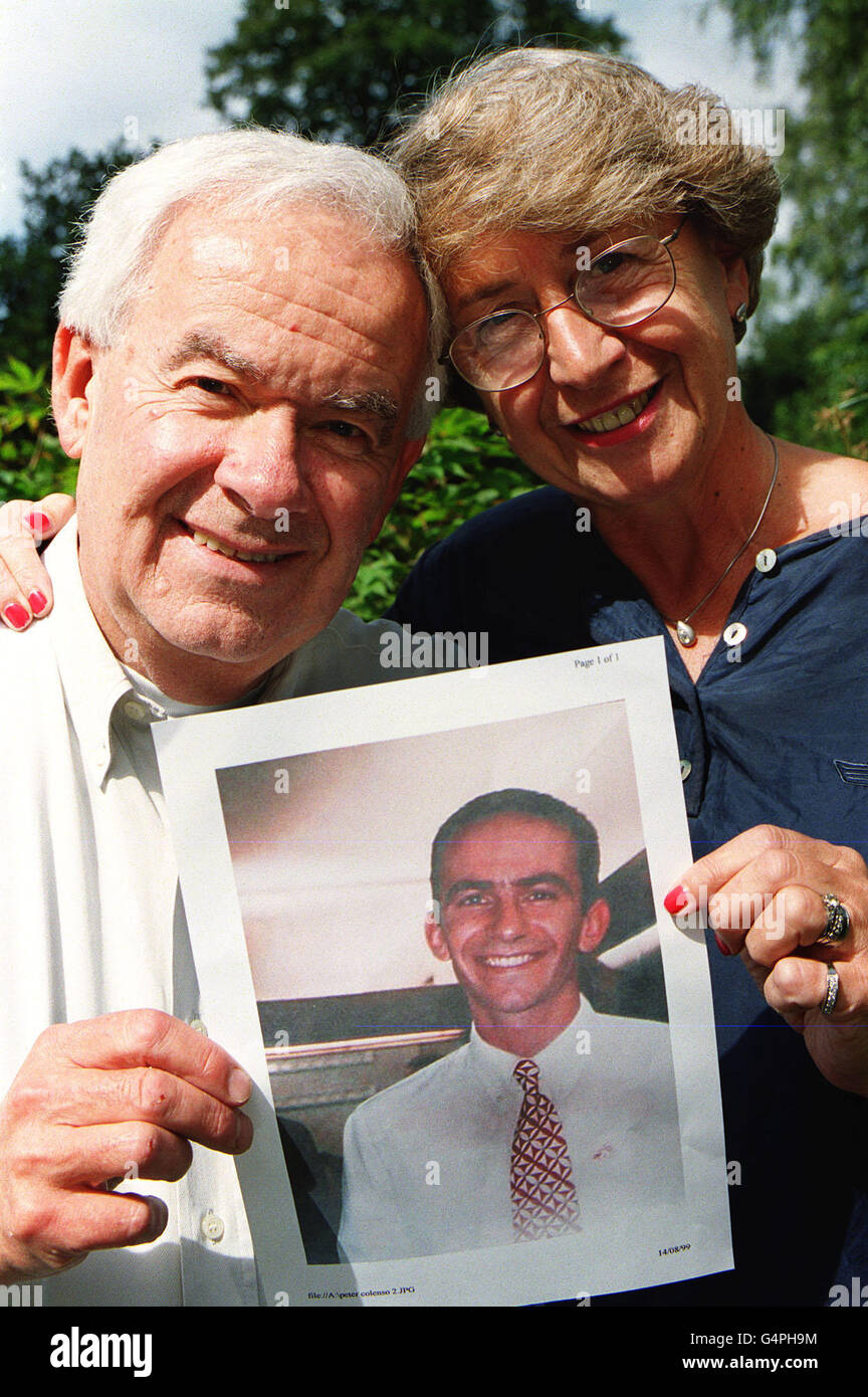 The parents of British Aid worker, Peter Colenso, an education expert ...