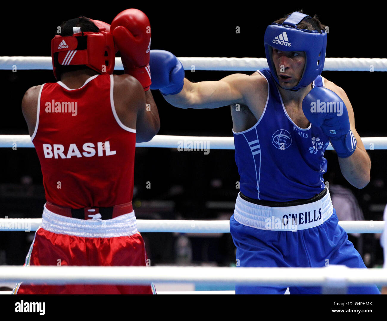 Ireland's Kenneth Egan during his Gold medal victory in the Men's Light ...