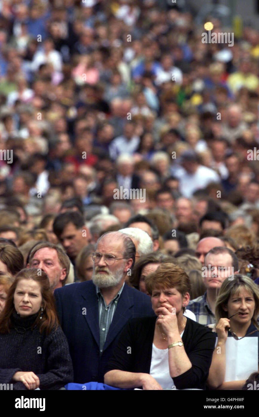 Omagh town remembers Stock Photo - Alamy