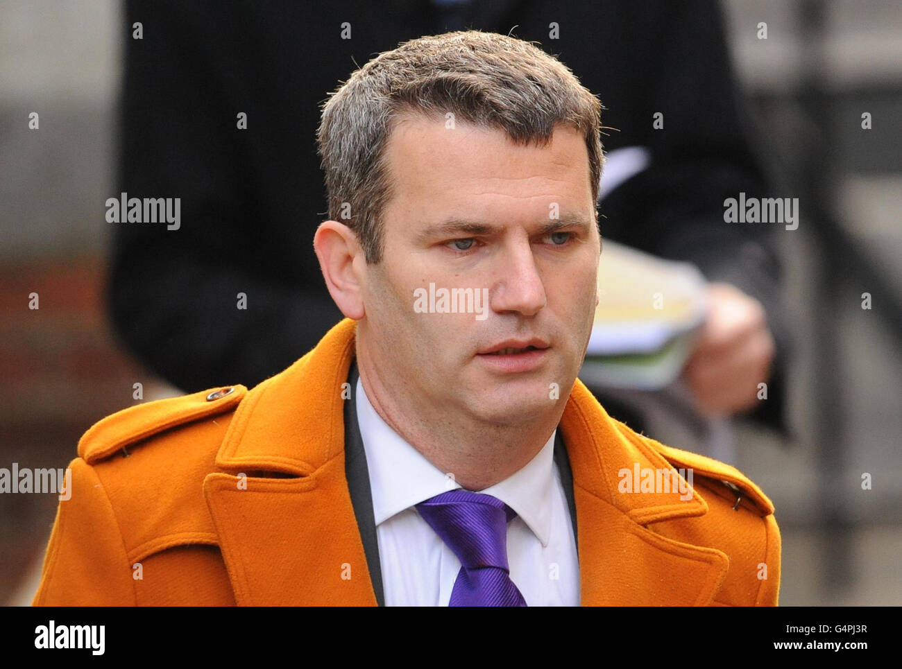 Solicitor Mark Lewis arrives at a hearing of the Leveson inquiry, at ...