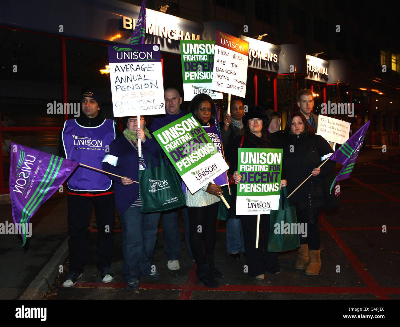 Public sector strike Stock Photo - Alamy