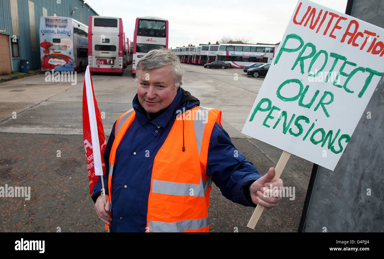 Public sector strike Stock Photo - Alamy