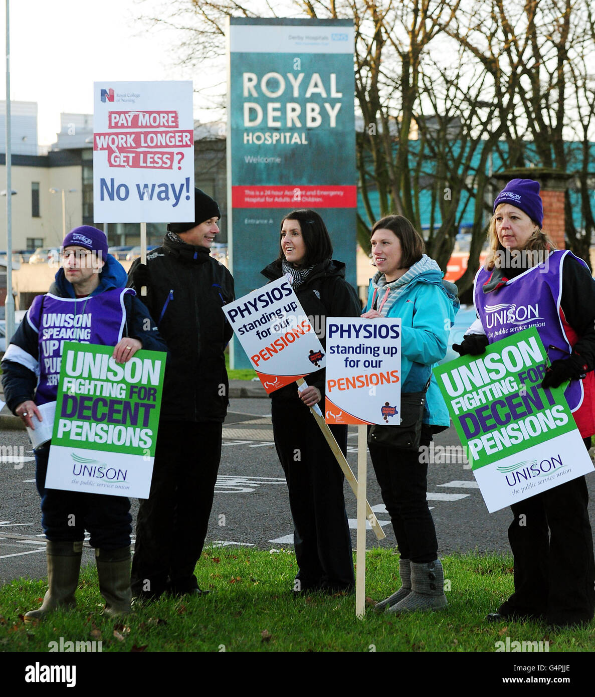 Public sector strike Stock Photo - Alamy