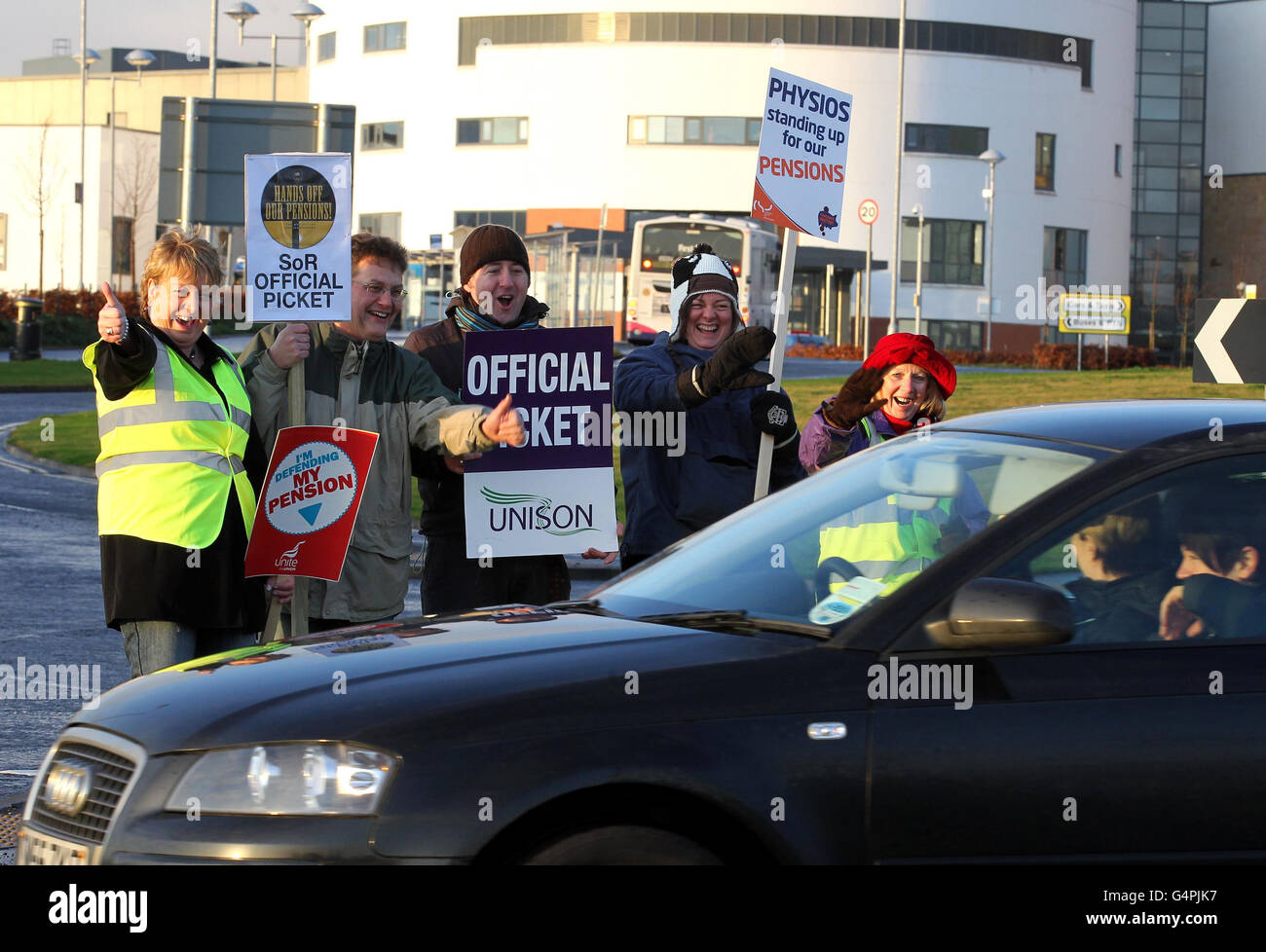 Public sector strike Stock Photo - Alamy