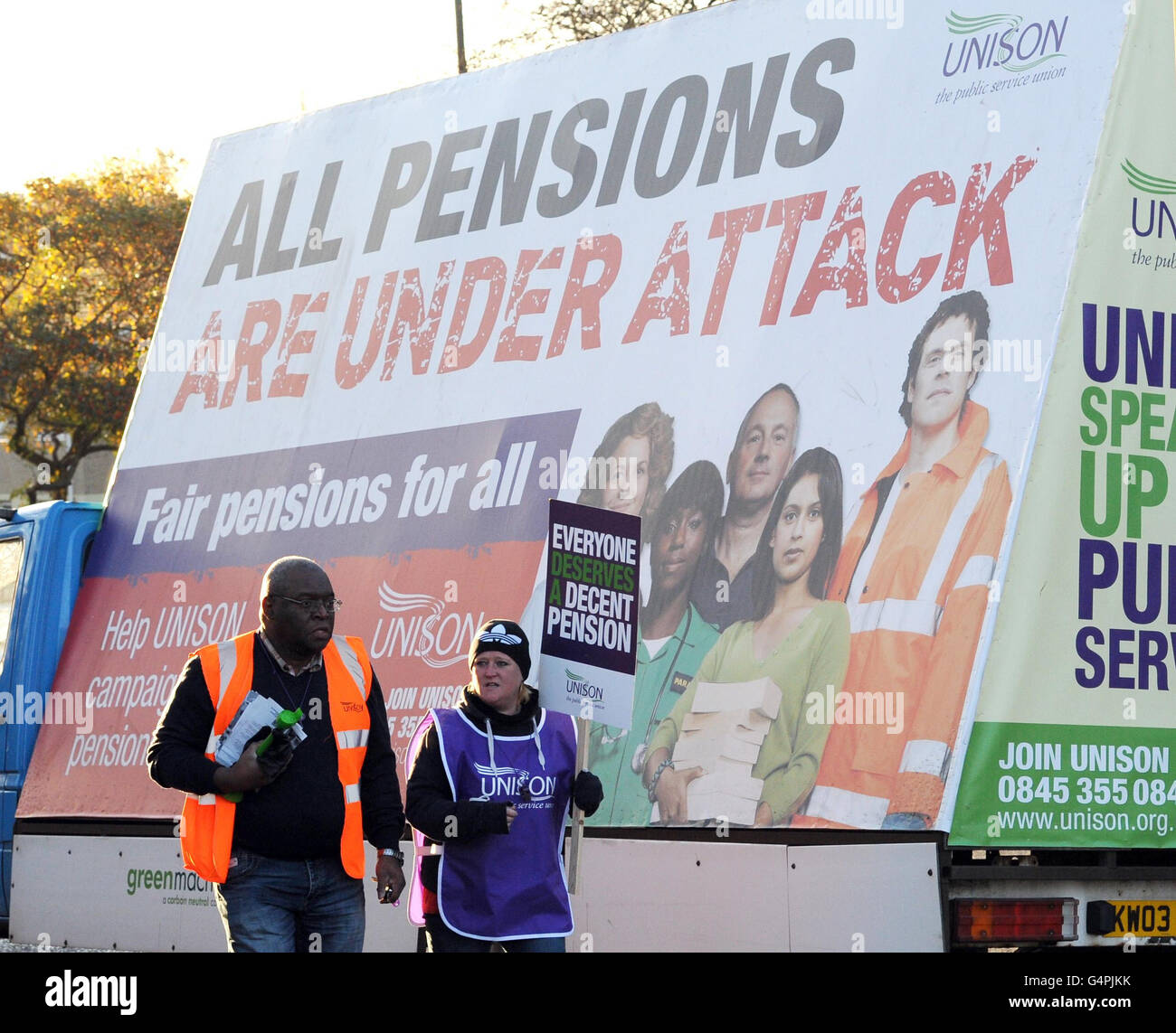 Public sector strike Stock Photo - Alamy