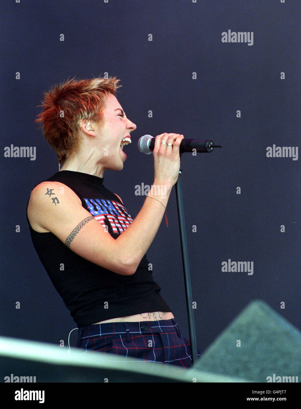 Mel C, of girl band the Spice Girls, with her radical new image ...