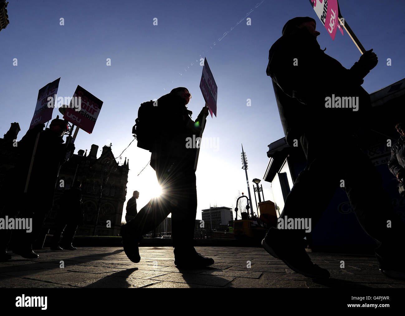 Public sector strike Stock Photo - Alamy