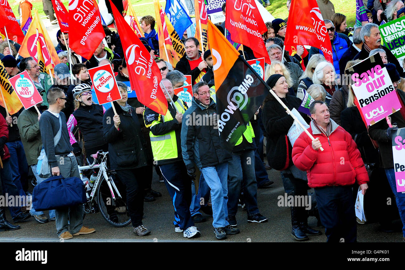 Public sector strike Stock Photo - Alamy