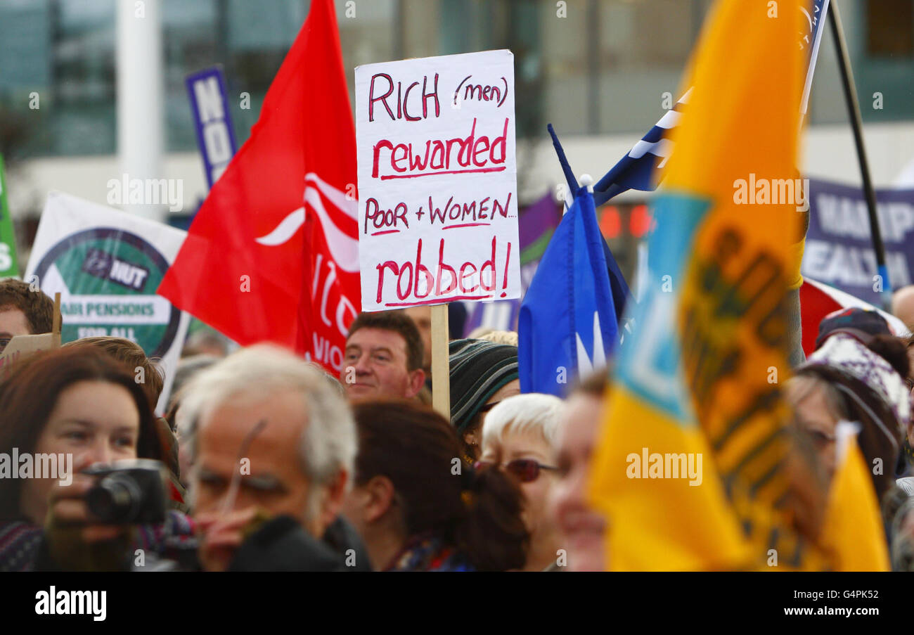 Public sector strike Stock Photo - Alamy