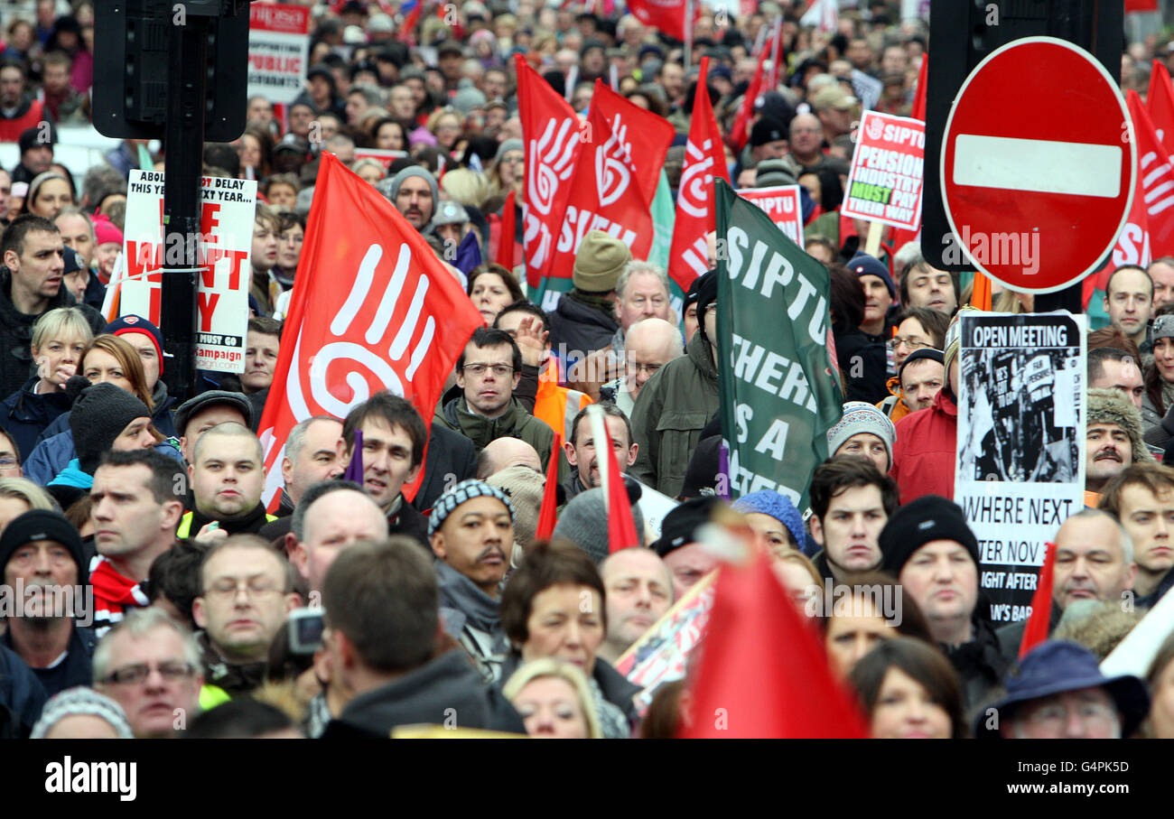 Public sector strike Stock Photo - Alamy