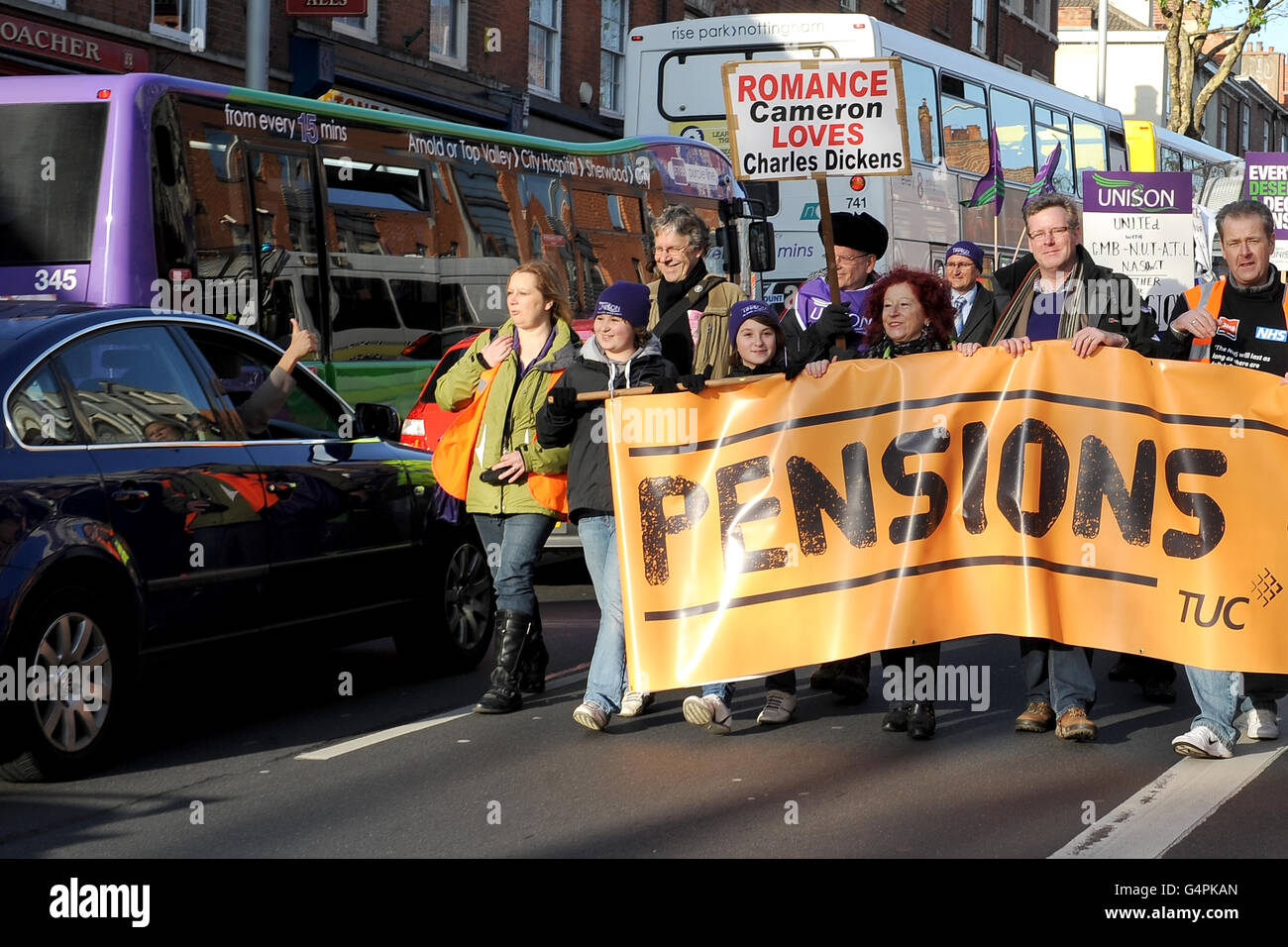Public sector strike Stock Photo - Alamy
