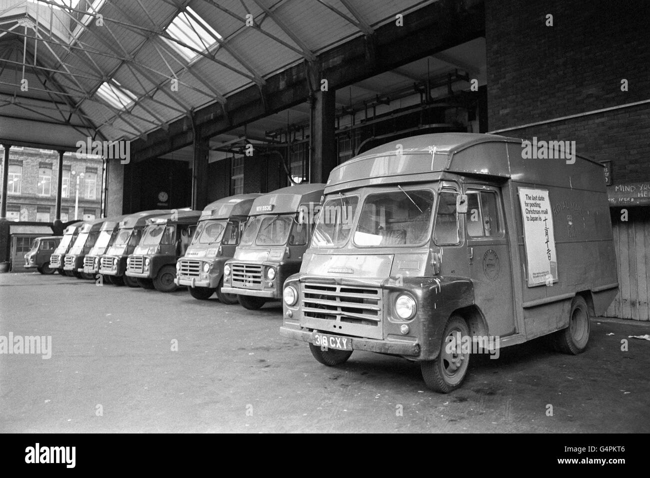 British Postal Service - Workers Strike - Manchester Stock Photo - Alamy