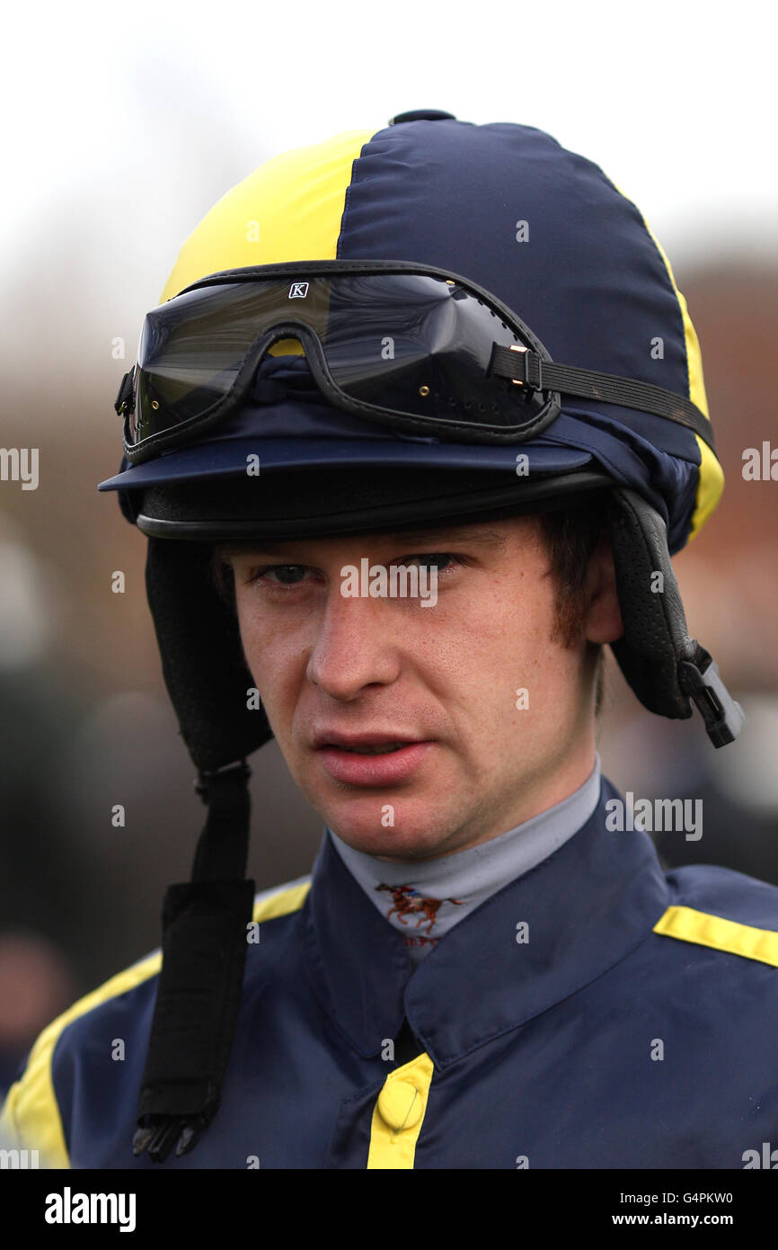Jockey Gary Rutherford prior to his ride on Thetasteofparadise in the ...
