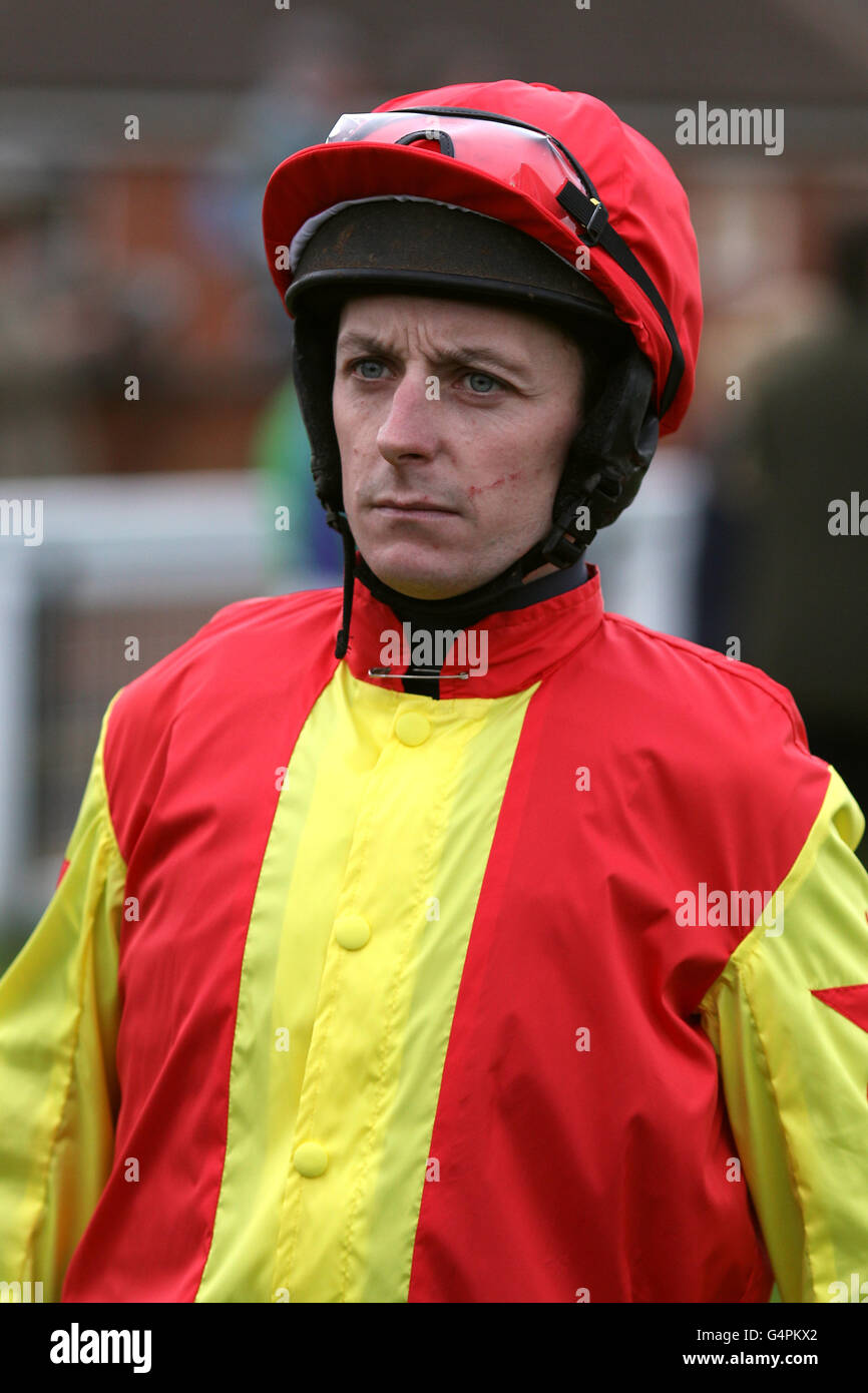 Jockey Colin Bolger prior to his ride on Perfect Shot in the ...
