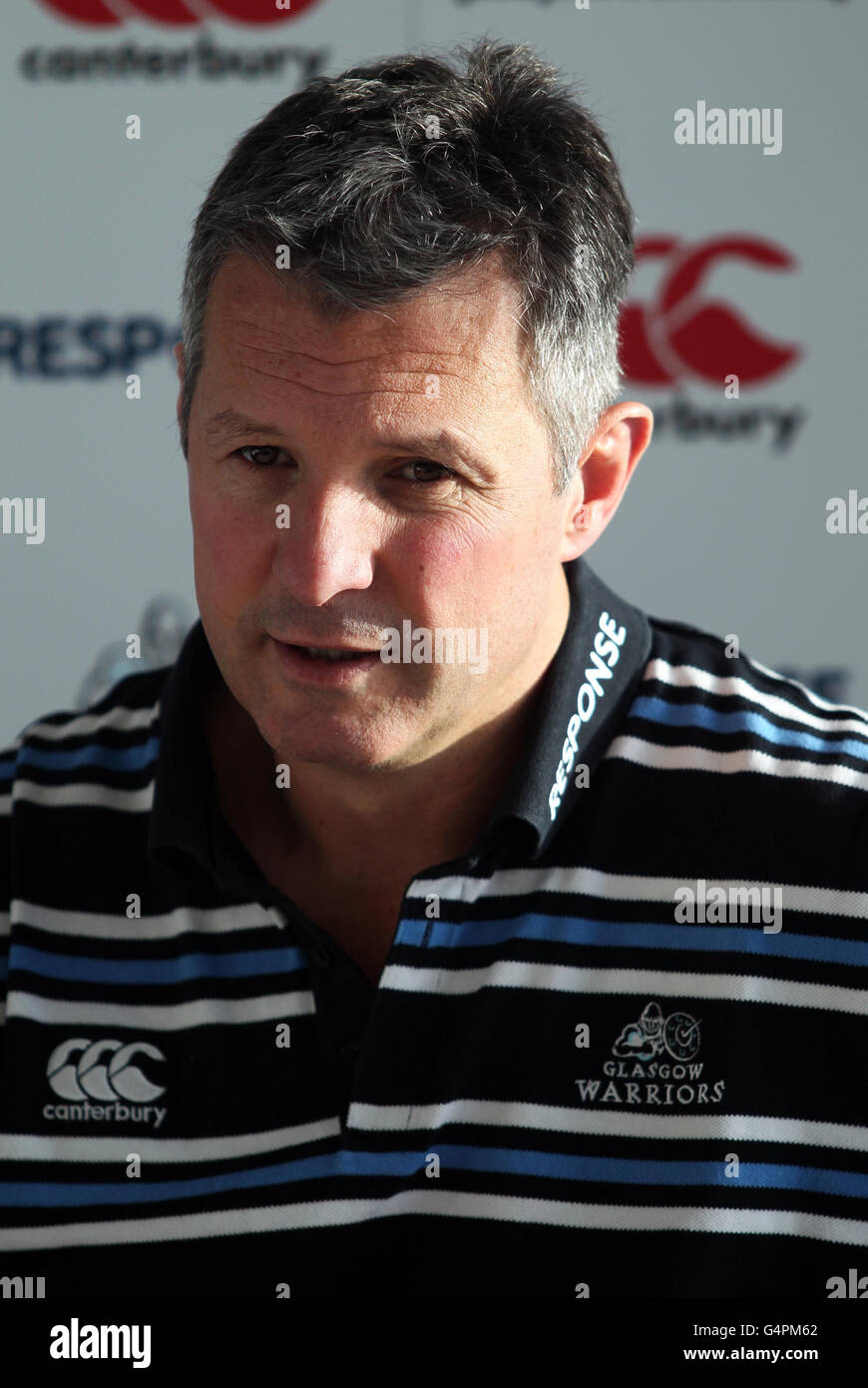 Glasgow head coach sean lineen team announcement scotstoun stadium hi ...