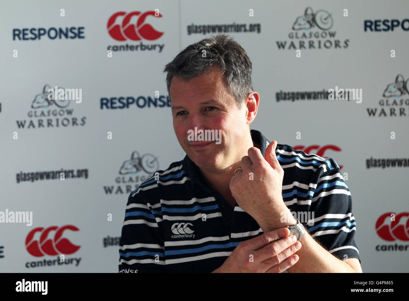 Glasgow head coach sean lineen team announcement scotstoun stadium hi ...