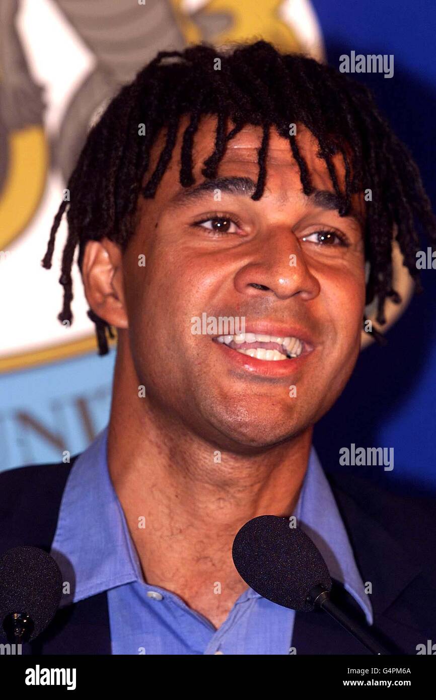 Newcastle United manager Ruud Gullit announces his resignation at a ...