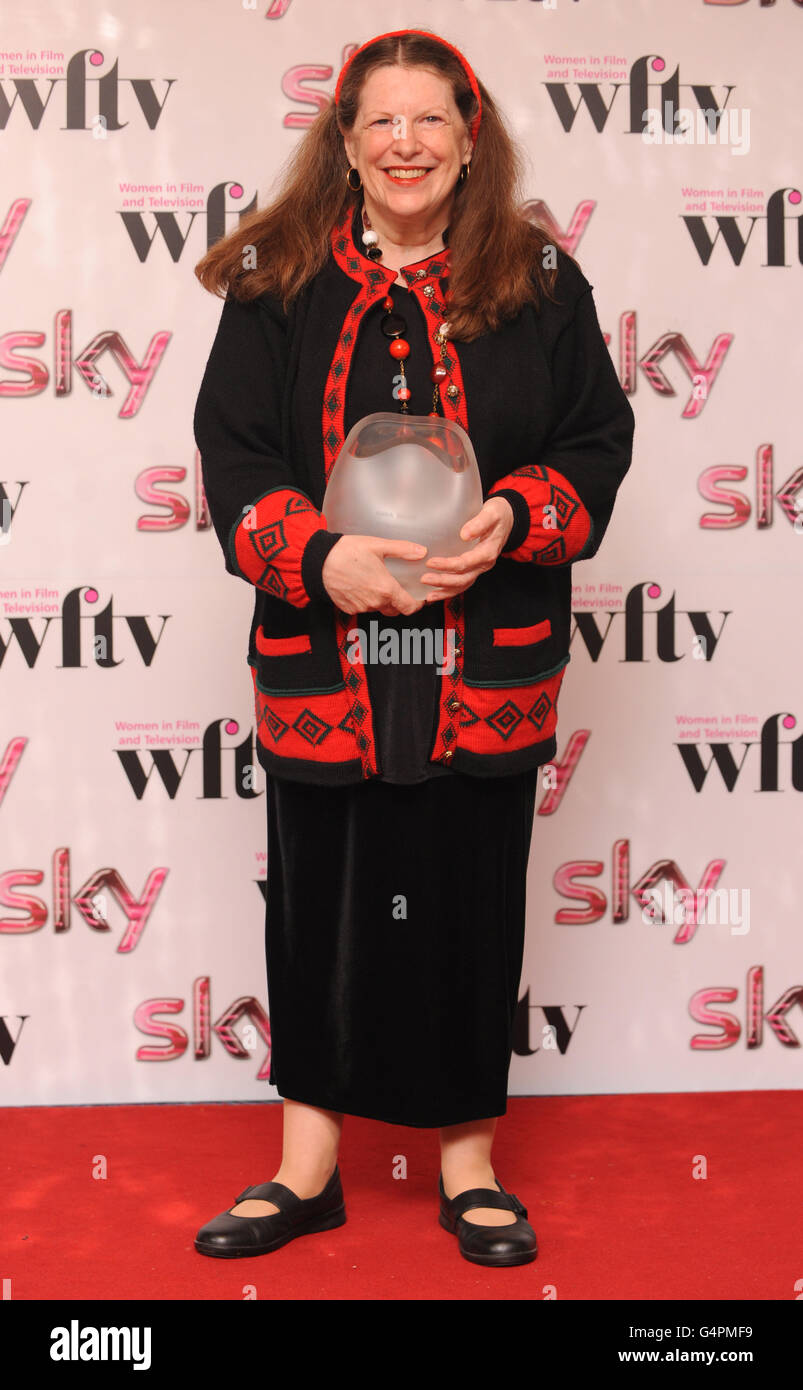 Anna Scher winner of the Skillset Inspirational Woman Award at the Sky ...