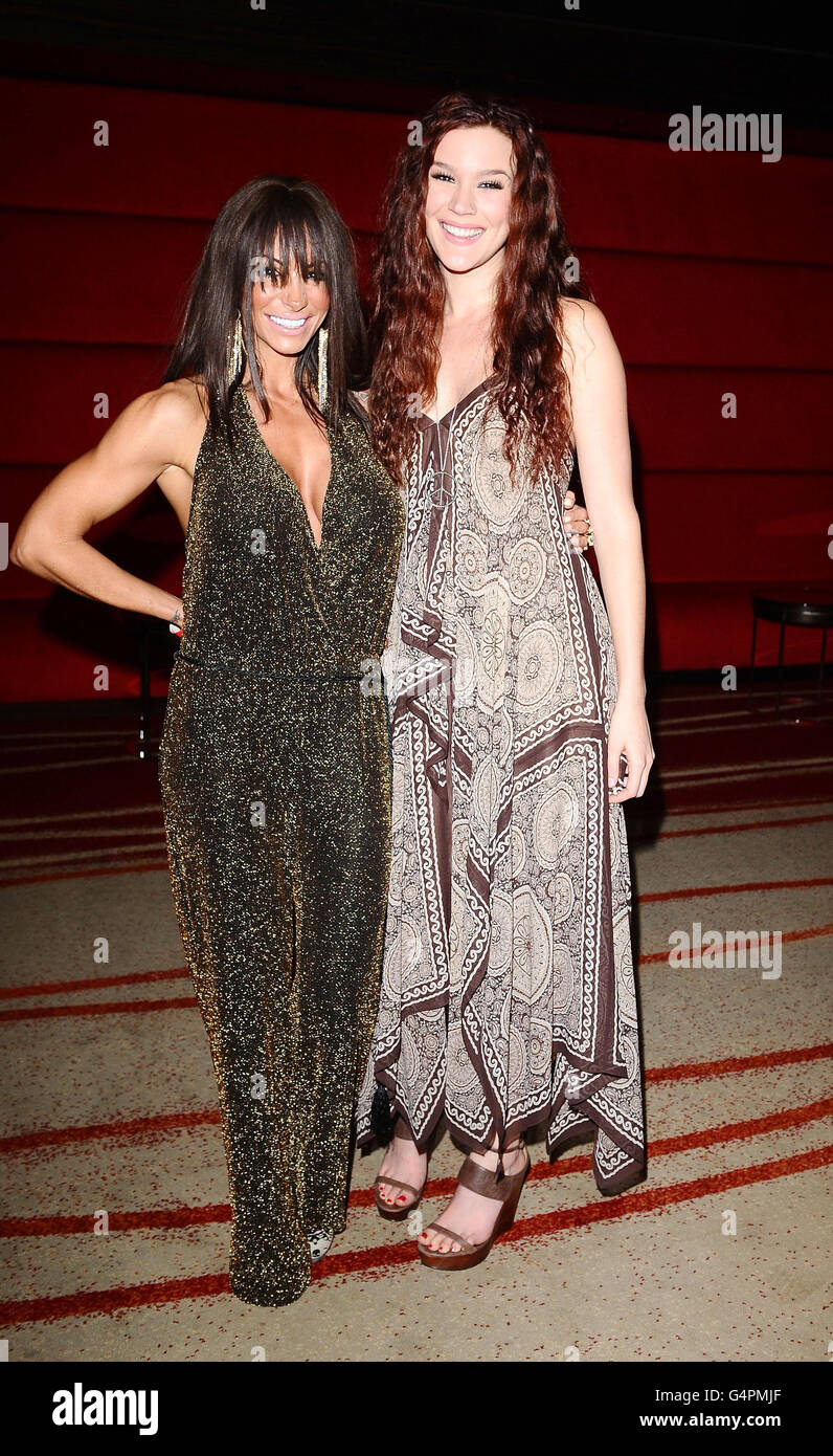 Jodie Marsh and Joss Stone arrive at the Global Angel Awards at the ...