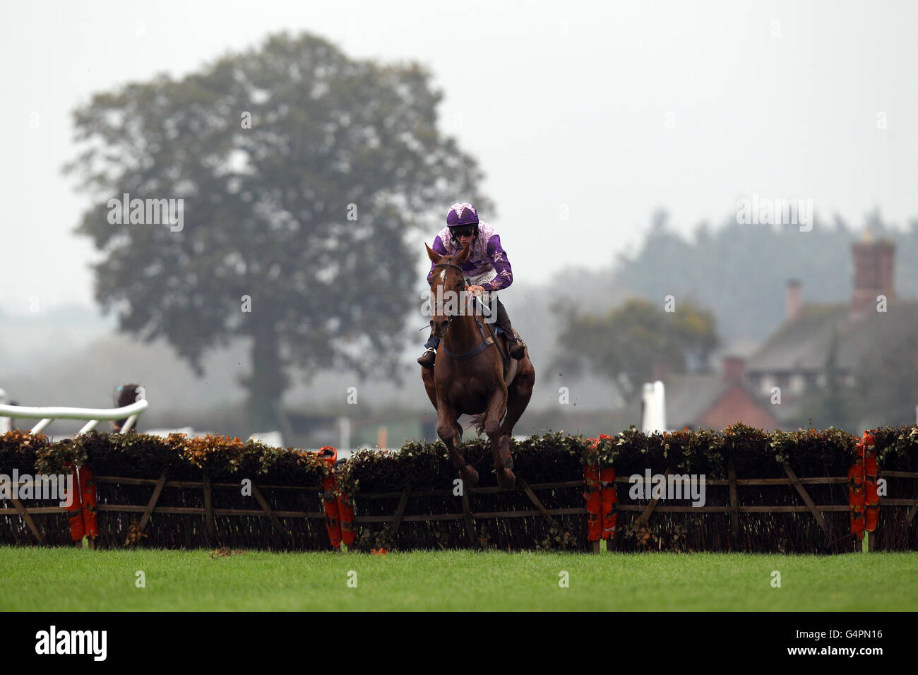 Horse Racing - Ludlow Racecourse Stock Photo - Alamy