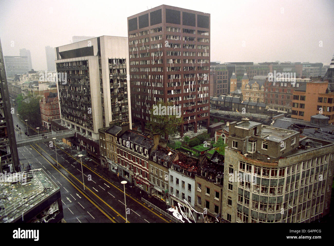 British Crime - Terrorism - City of London Bomb - 1993 Stock Photo - Alamy