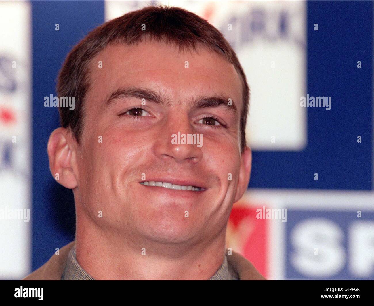 Boxer Richie Woodhall during a press conference in London, where he ...
