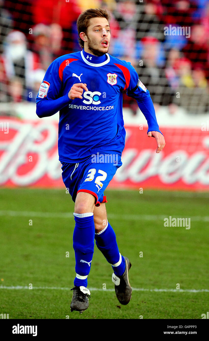 Stevenages robin shroot during the fa cup hi-res stock photography and ...