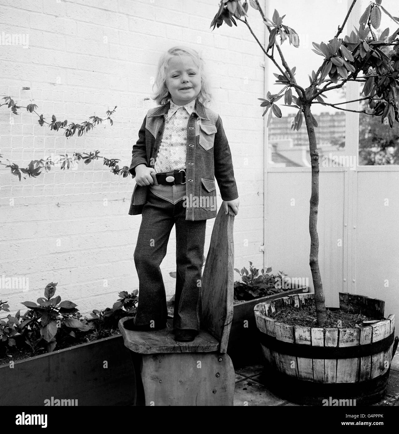 Four-year-old Patsy Kensit from Hounslow, who is modelling an outfit ...