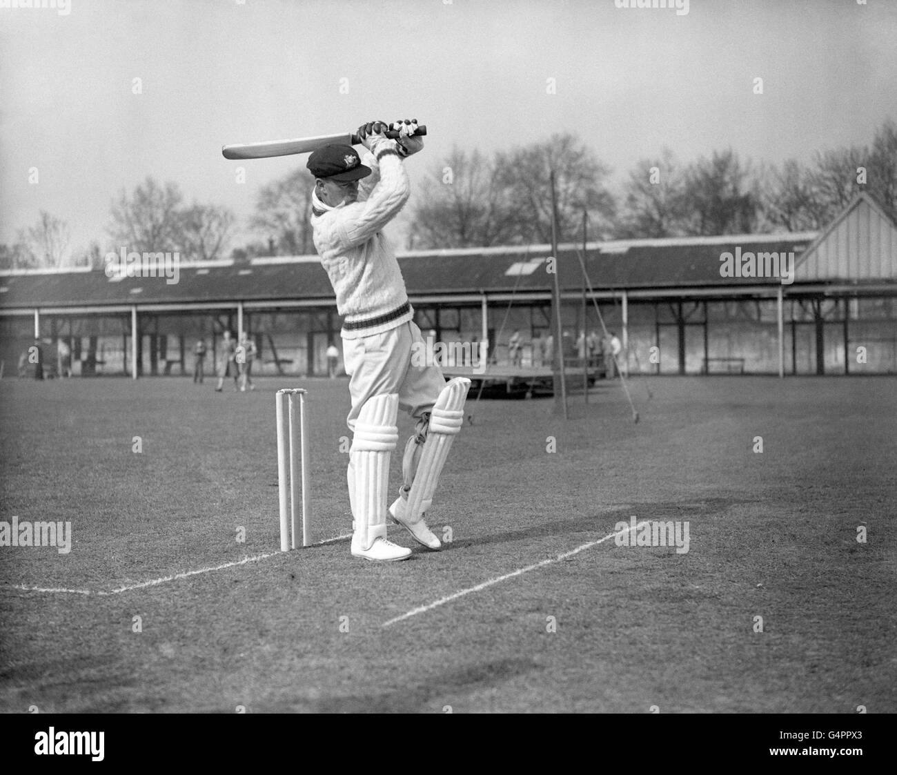 Cricket - Australia Nets - Lord's. Sam Loxton, Australia Stock Photo ...