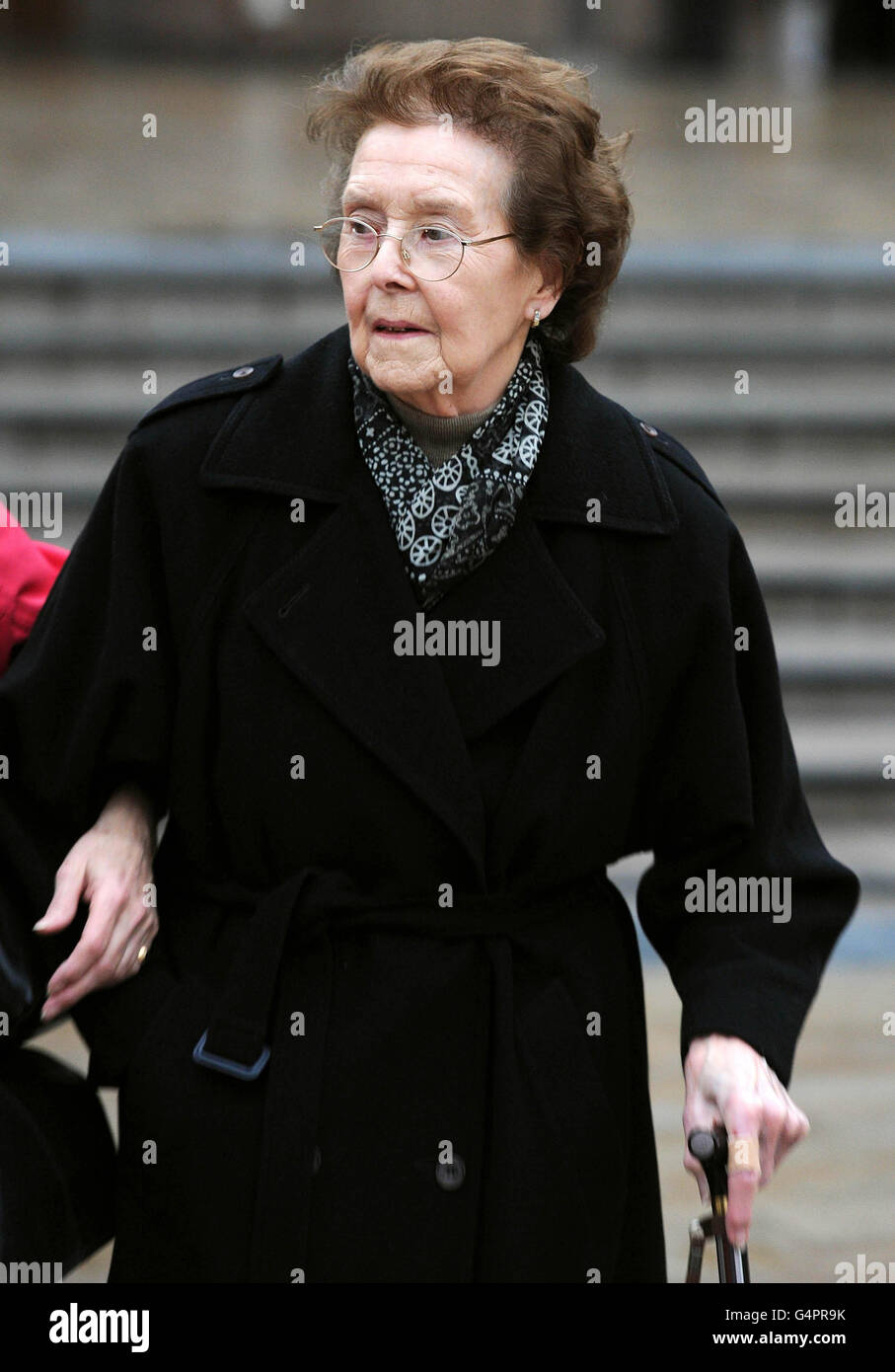 Margaret Shaw, 81, leaves Liverpool Crown Court, where she received a ...