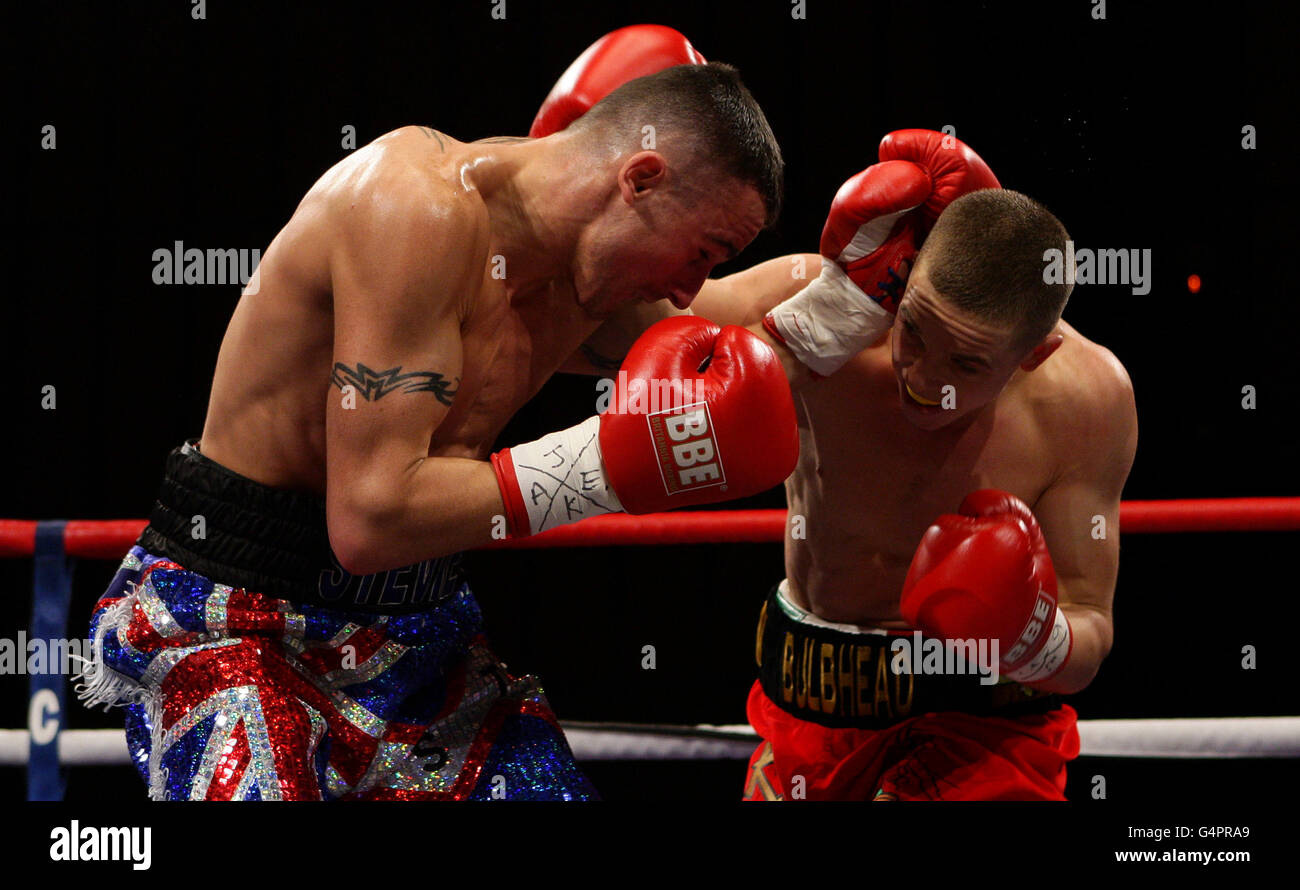 Steve Williams (left) and Karl Place during there British light ...