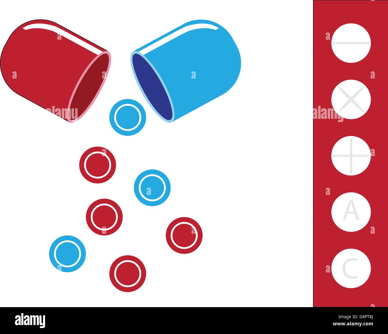 Stylized medical capsule illustration hi-res stock photography and ...