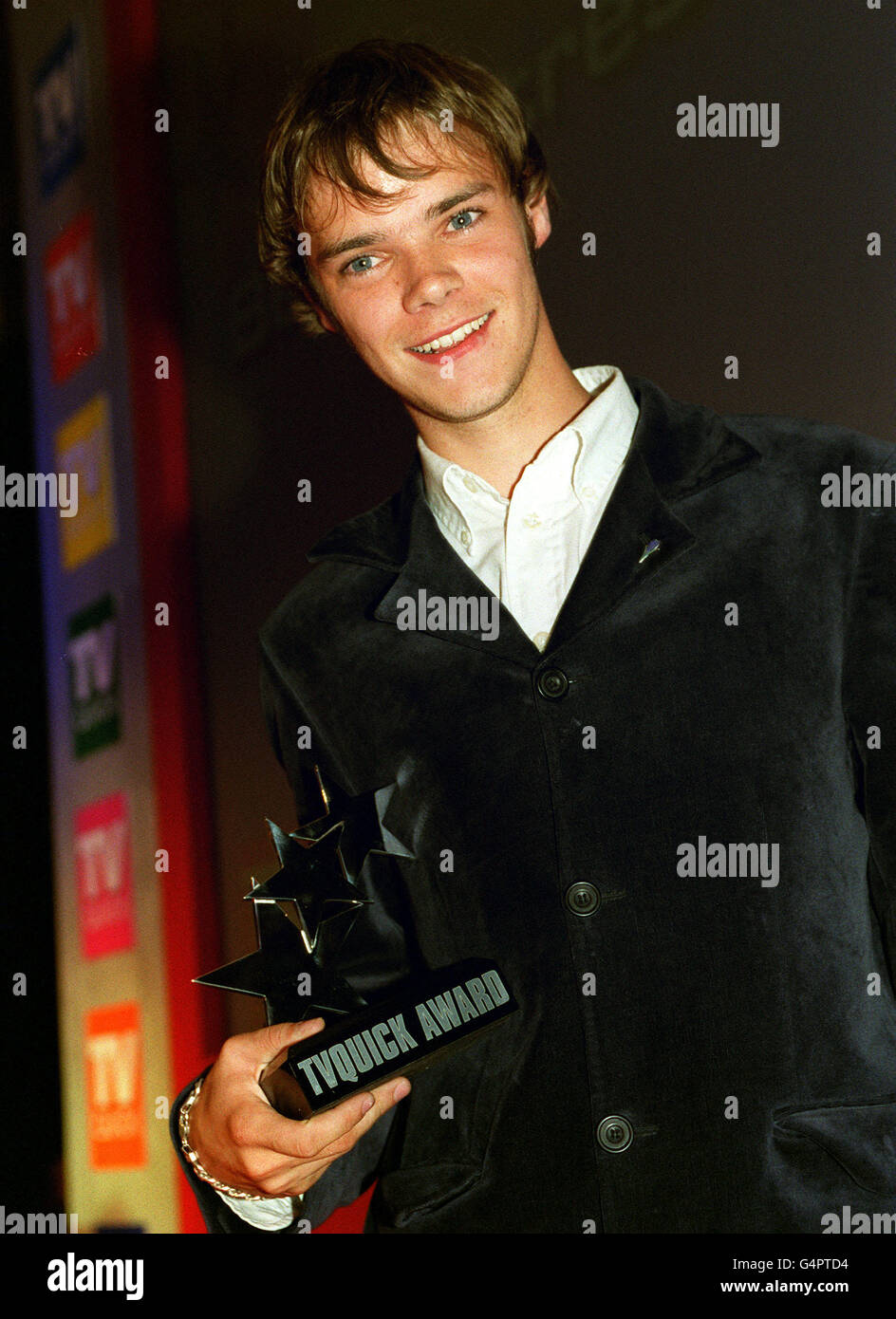 Actor Jo Absolom, who won Best Actor in a soap at the TVQuick Awards at ...